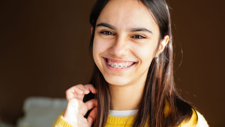 Metal Braces for Teens - Saperstein Orthodontics